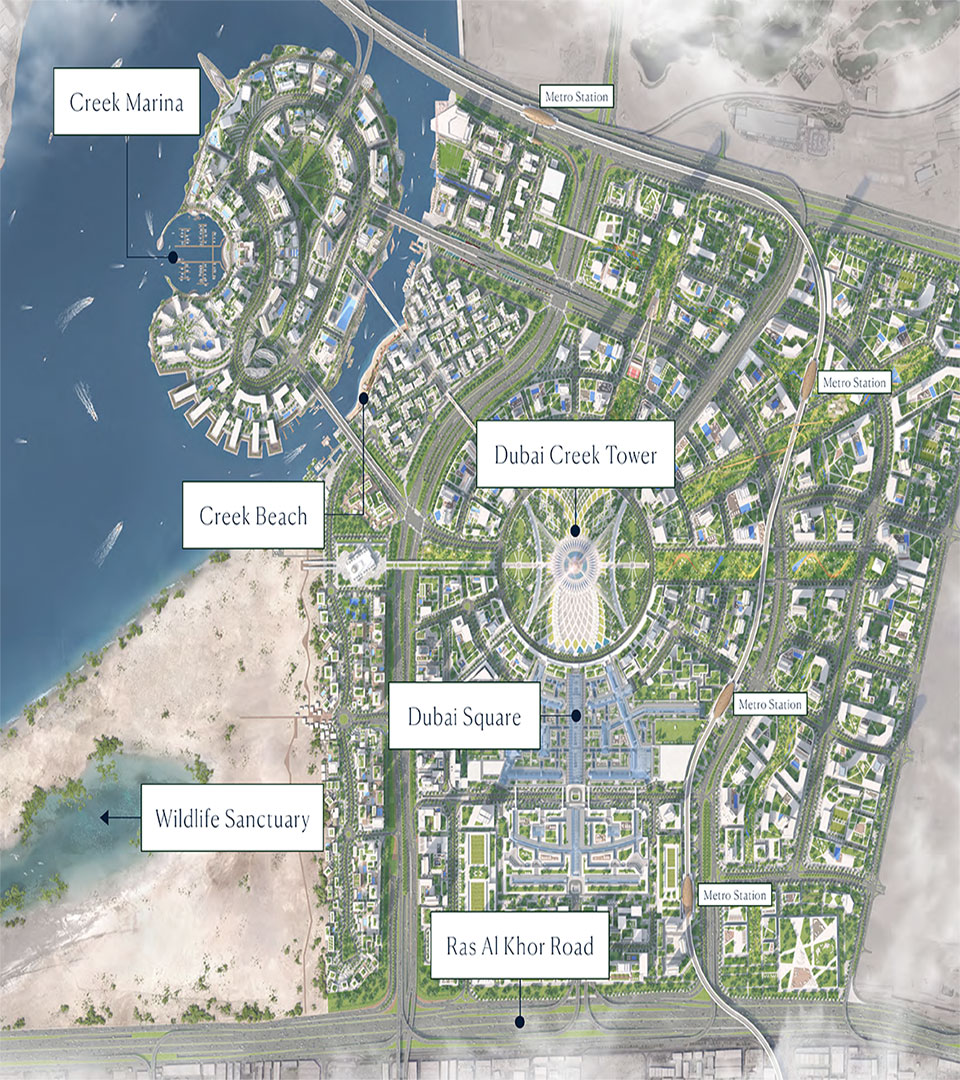 Creek Edge Apartments By Emaar At Dubai Creek Harbour Master Plan Creek Edge Apartments By Emaar At Dubai Creek Harbour Master Plan